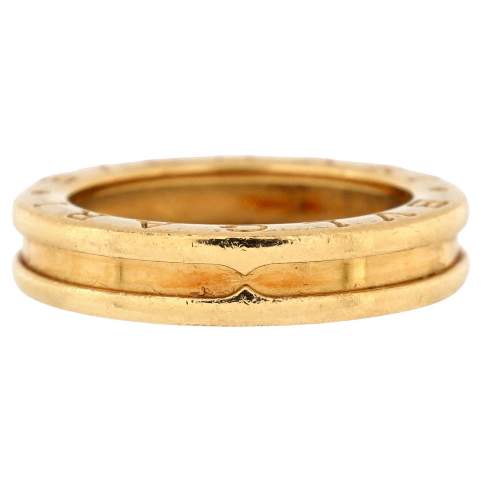 Bvlgari Yellow Gold B.Zero1 Ring For Sale at 1stDibs