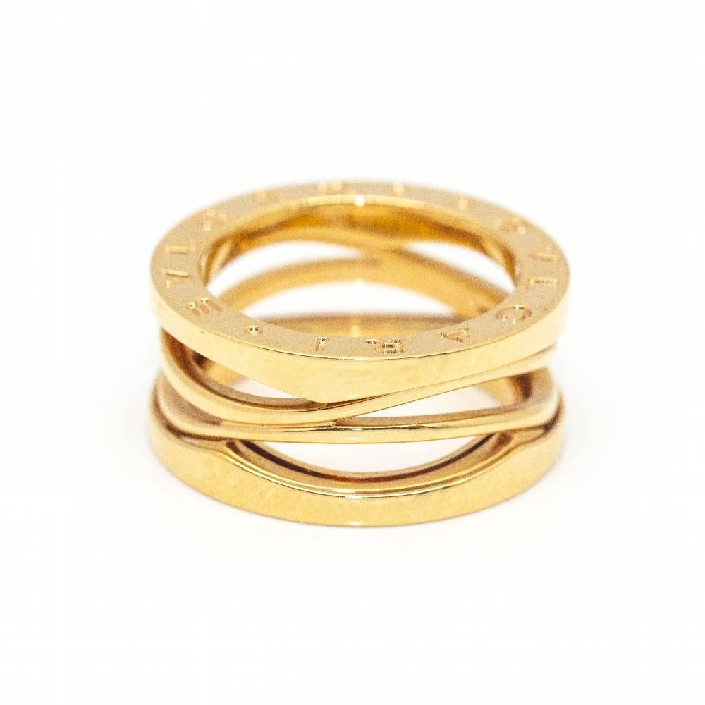 BVLGARI B.Zero1 Ring in Yellow Gold For Sale at 1stDibs