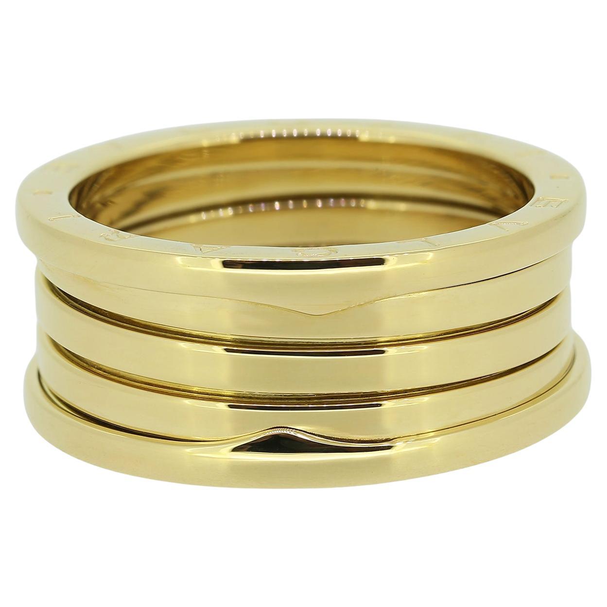 Bvlgari B.Zero1 Three Band Ring Size R (59) For Sale at 1stDibs