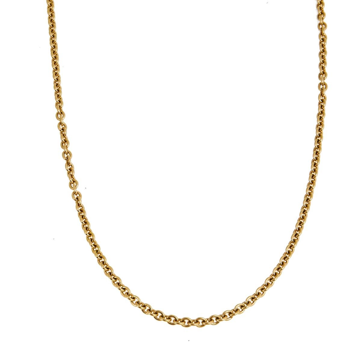 Bvlgari Catene 18k Yellow Gold Adjustable Chain Necklace at 1stDibs ...