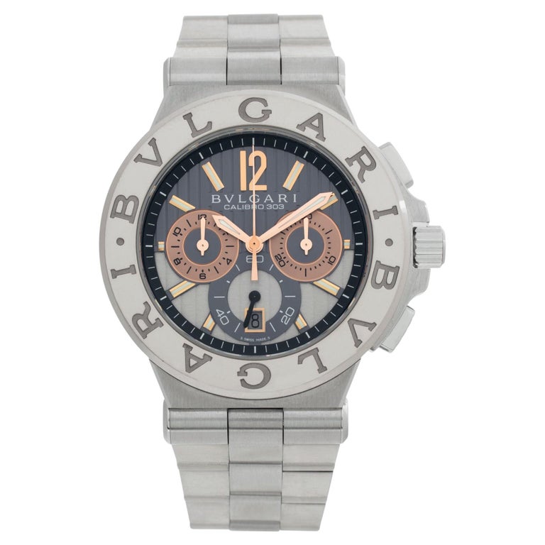 Bvlgari Diagono DG 42 Swg CH im Angebot bei 1stDibs