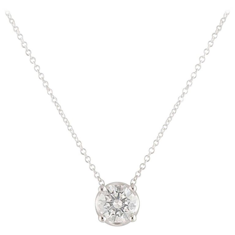 Bvlgari Diamond Corona Necklace 1.02 Carat GIA Certified For Sale at ...