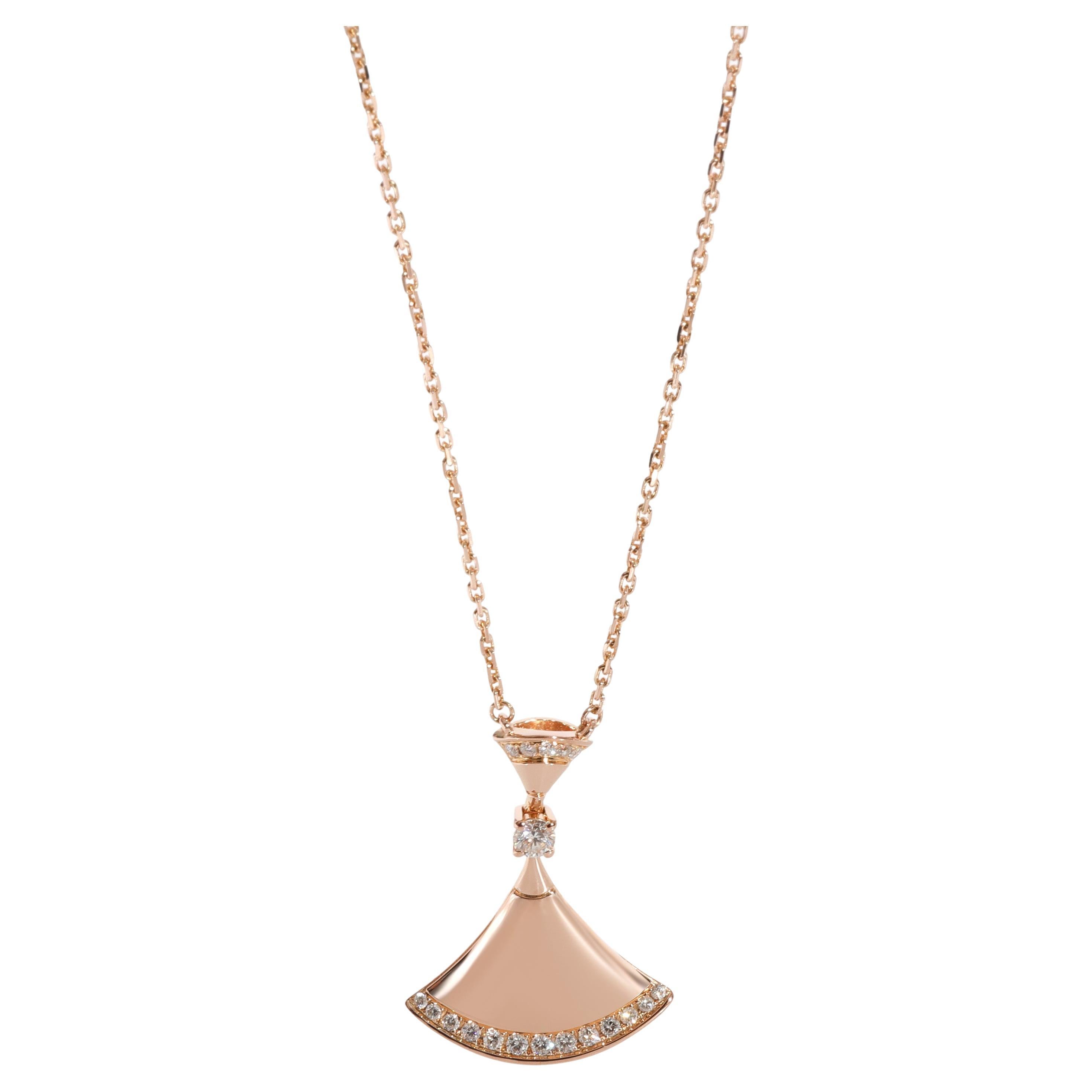 Louis Vuitton Blossom BB Diamond Pendant in 18K Rose Gold 0.2 CTW For ...