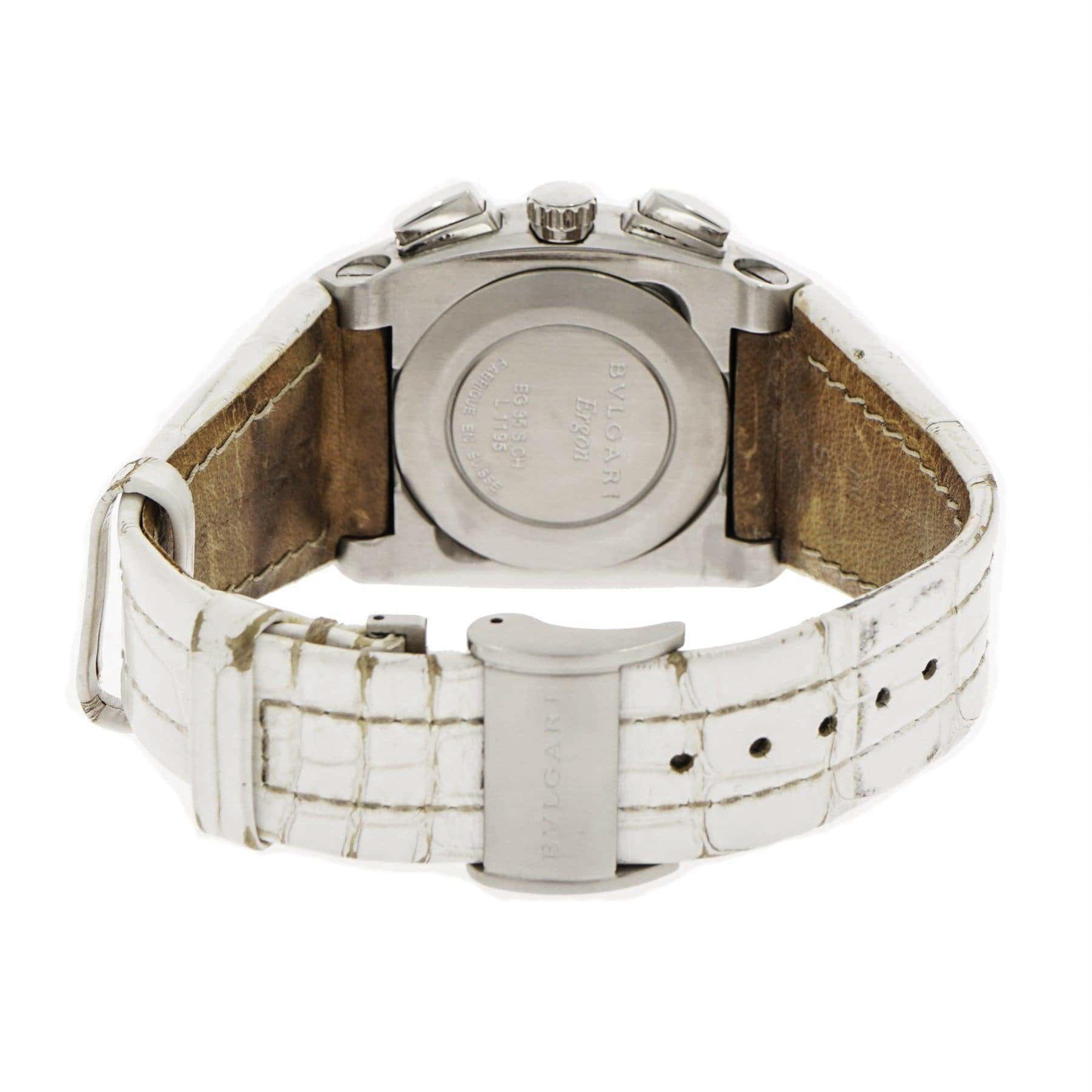 Bvlgari Ergon Chronograph Stainless Steel Wristwatch at 1stDibs ...