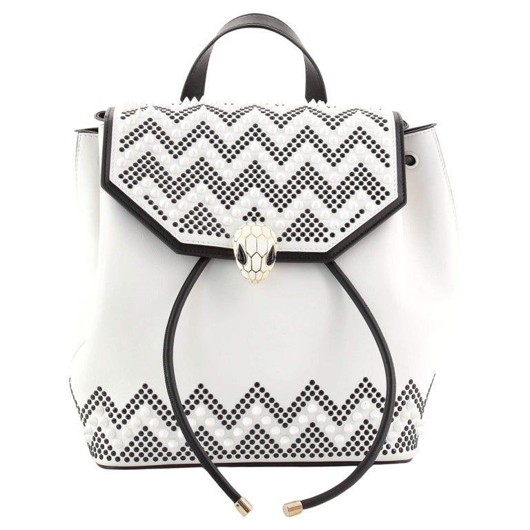 Bvlgari Nicholas Kirkwood Serpenti Forever Backpack Studded Leather ...