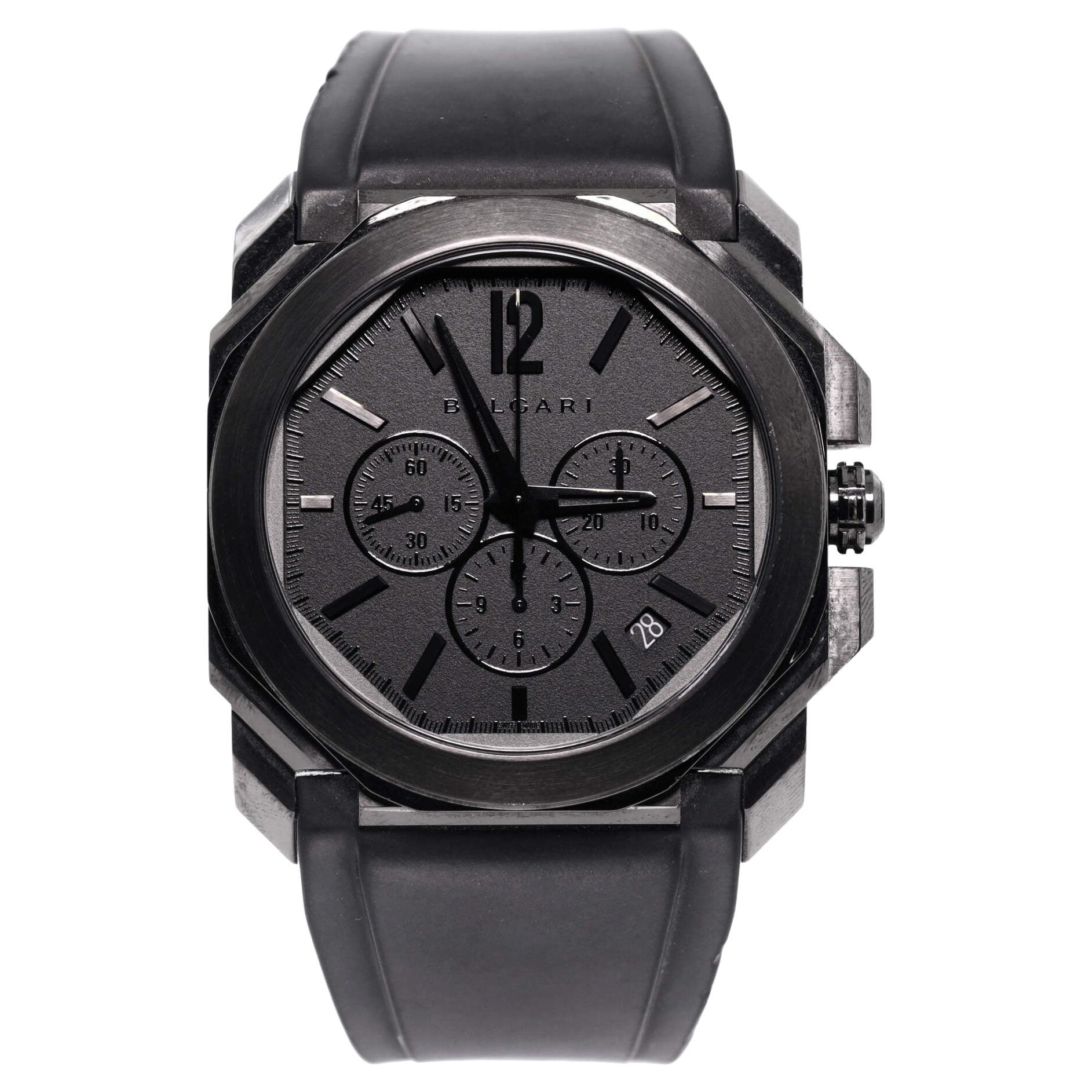 Bvlgari Octo Bi-Retro Automatic Watch Stainless Steel and Ceramic with ...