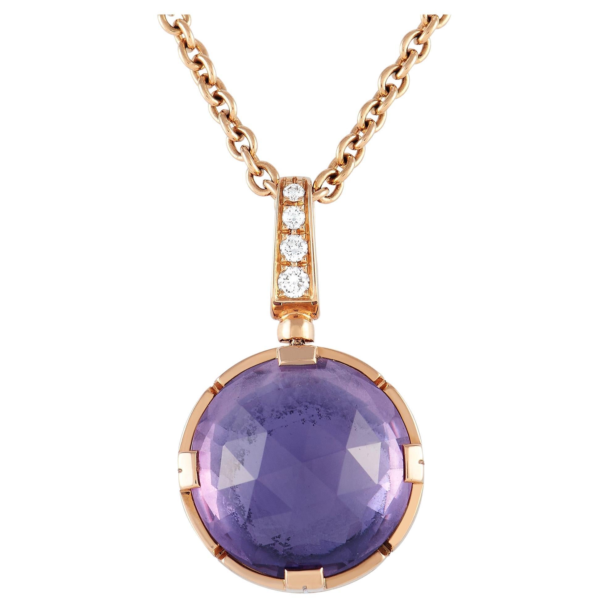 Enigma by Bulgari Enigma Multi-Gold Diamond and Ruby Arrow Pendant ...