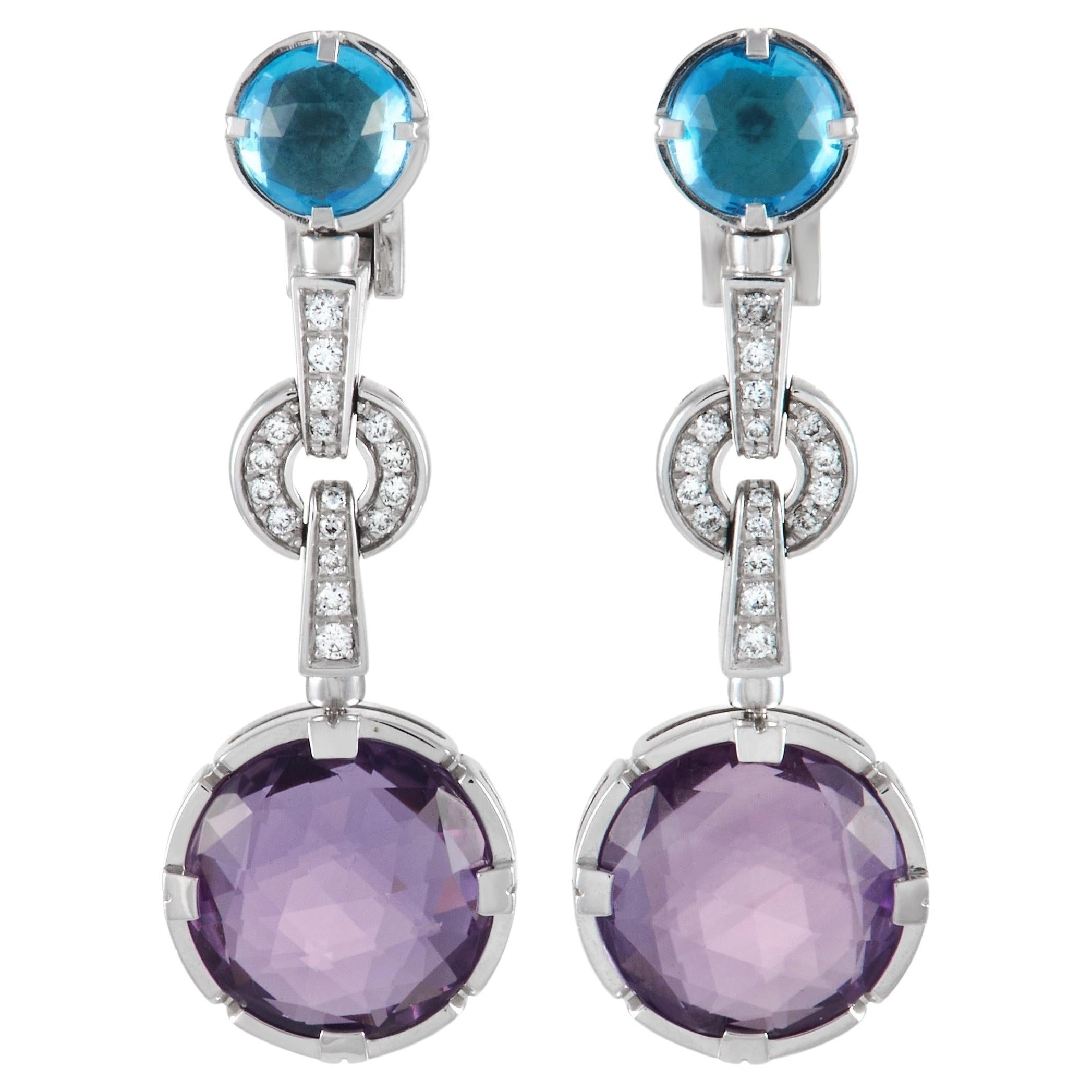 Bulgari Flora Diamond and Multi-Color Sapphire Yellow Gold Flower ...