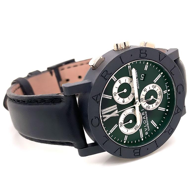 Bvlgari Roma Carbongold Chronograph Quartz Watch Ref. BB 38 CL CH For ...