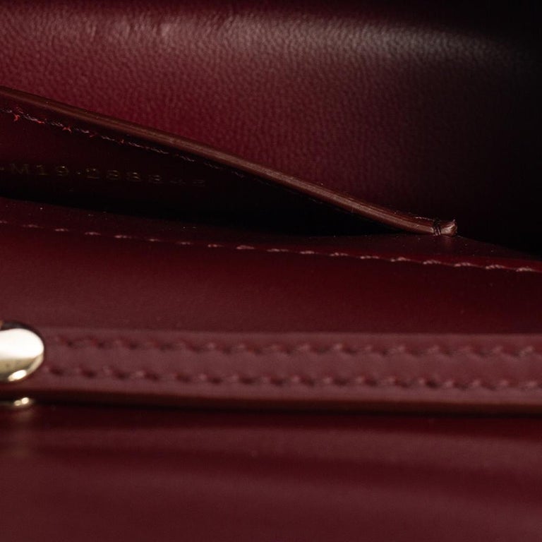 Bvlgari Ruby Red Diamond Blast Leather Mini Serpenti Forever Crossbody ...
