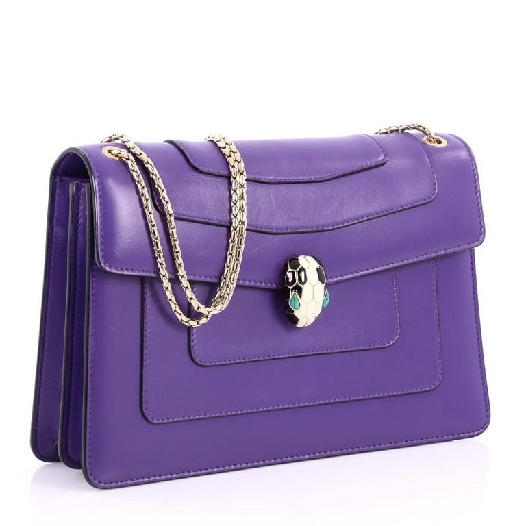 Bvlgari Serpenti Forever Shoulder Bag Leather Medium at 1stDibs ...