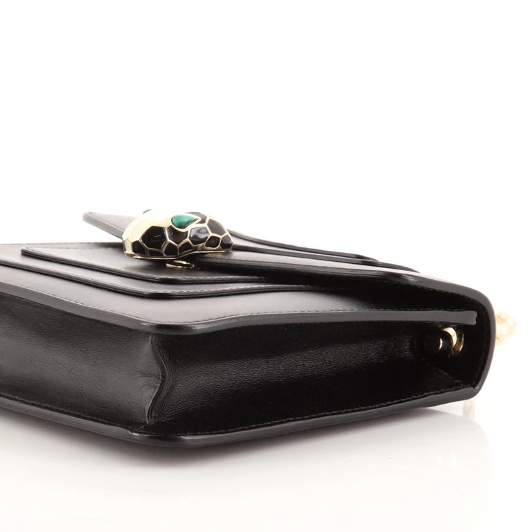 Bvlgari Serpenti Forever Square Shoulder Bag Leather Small at 1stDibs