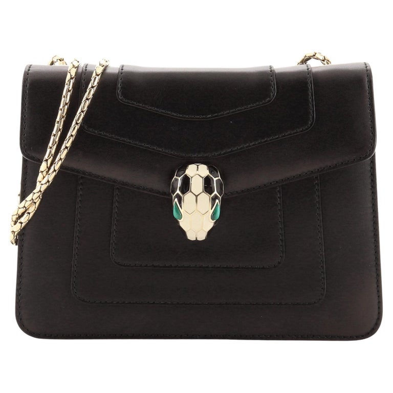 Bvlgari Serpenti Forever Square Shoulder Bag Leather Small at 1stDibs