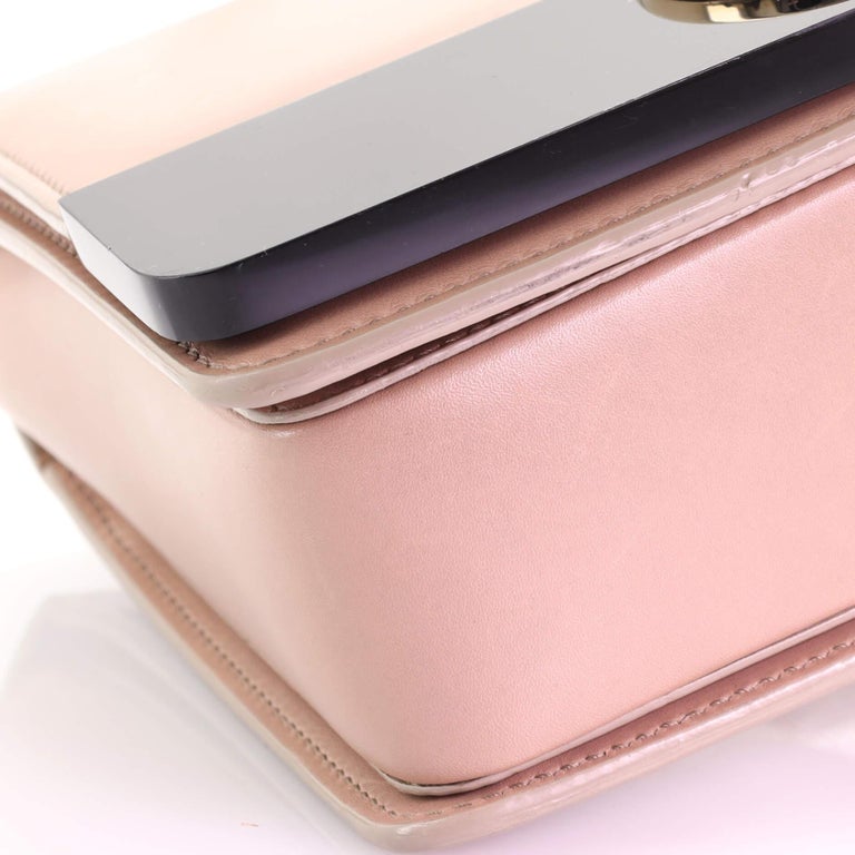Bvlgari Signature Crossbody Bag Leather Small For Sale at 1stDibs