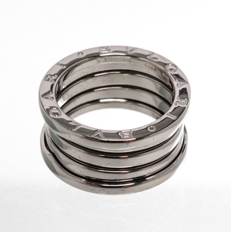 Bvlgari Silver B.Zero 1 Four Ring For Sale at 1stDibs