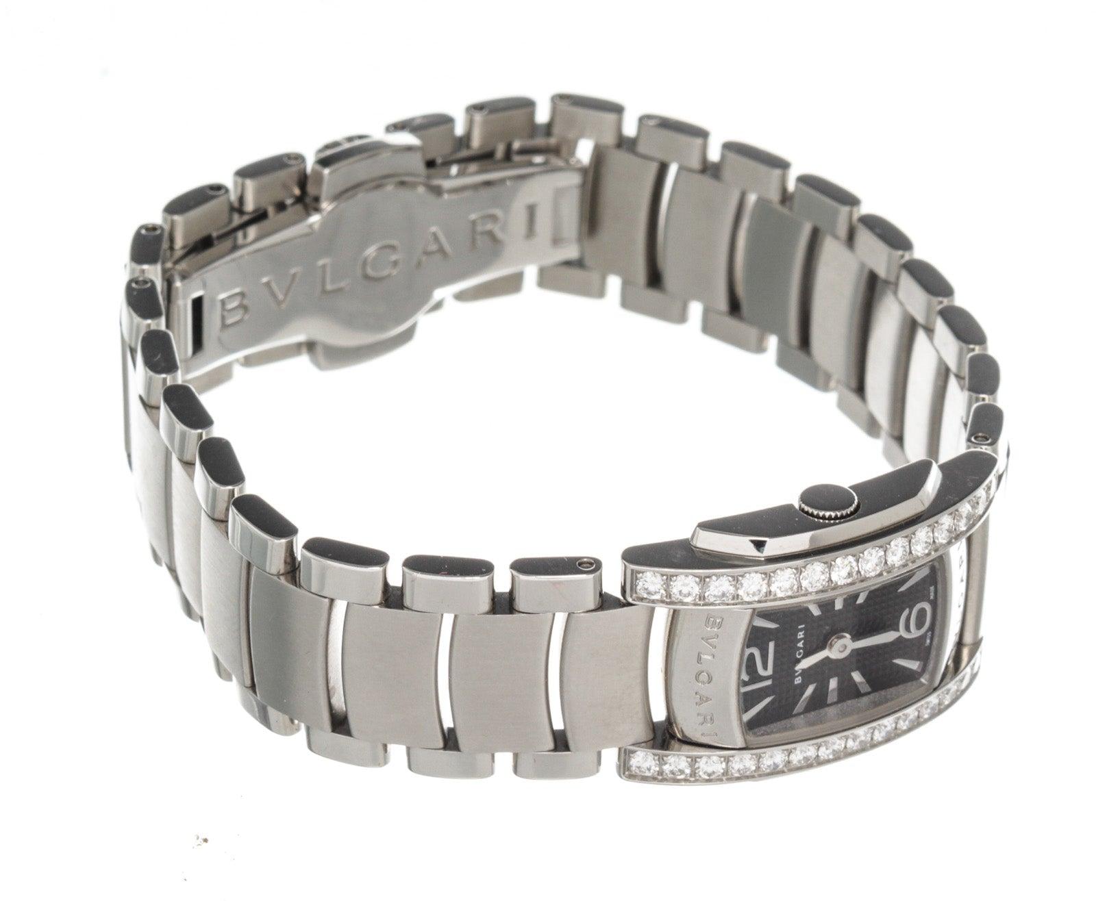 Bvlgari White Gold Assioma D Watch at 1stDibs