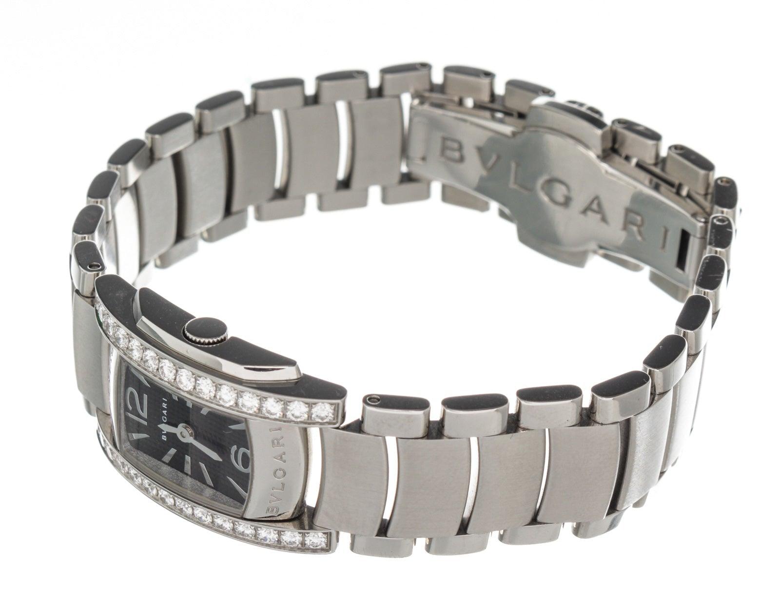 Bvlgari White Gold Assioma D Watch at 1stDibs