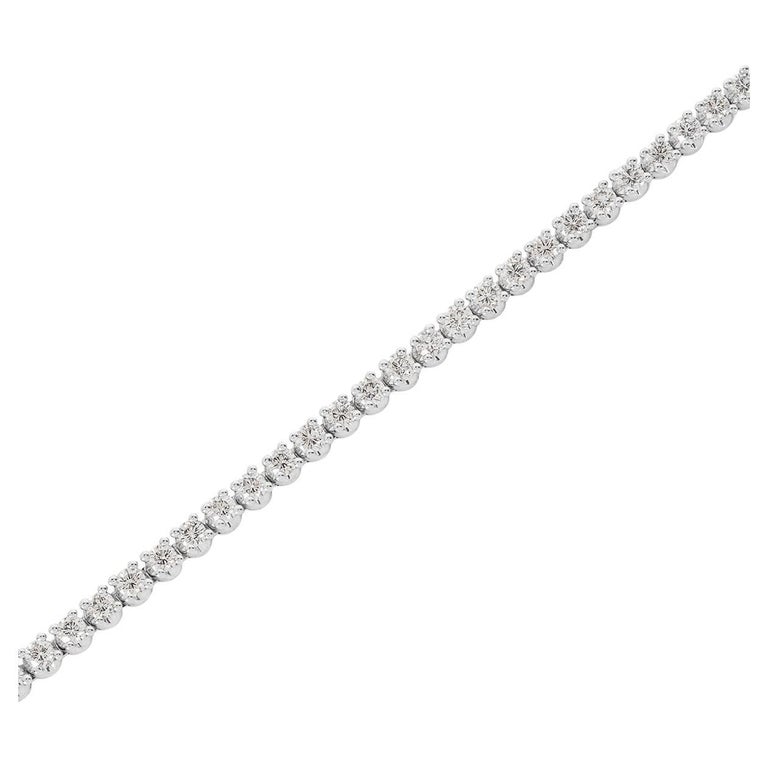 Bvlgari White Gold Diamond Corona Bracelet 4.62ct For Sale at 1stDibs