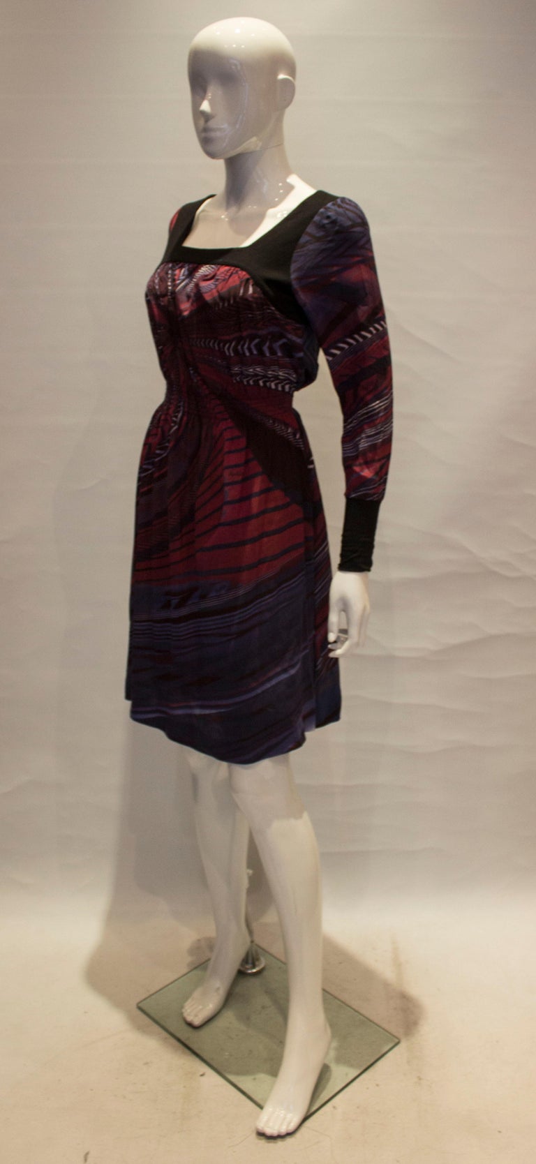 Byblos Silk Dress For Sale at 1stDibs