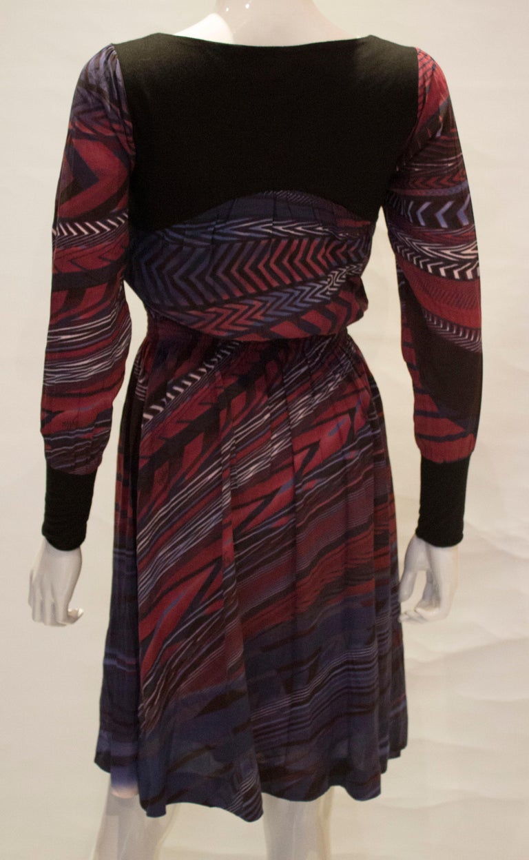 Byblos Silk Dress For Sale at 1stDibs