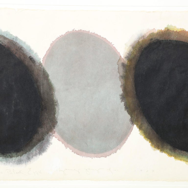 Byoung Yong Lee - “Two Black Eggs” For Sale at 1stDibs