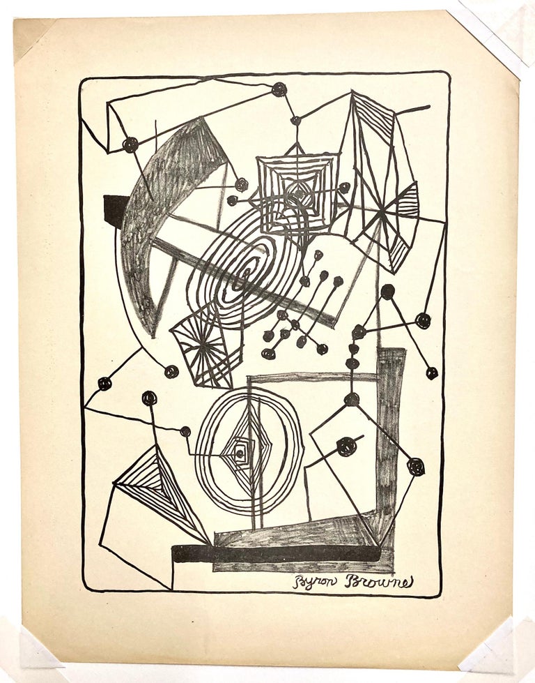 Byron Browne - Byron Browne, (Abstraction) For Sale at 1stDibs