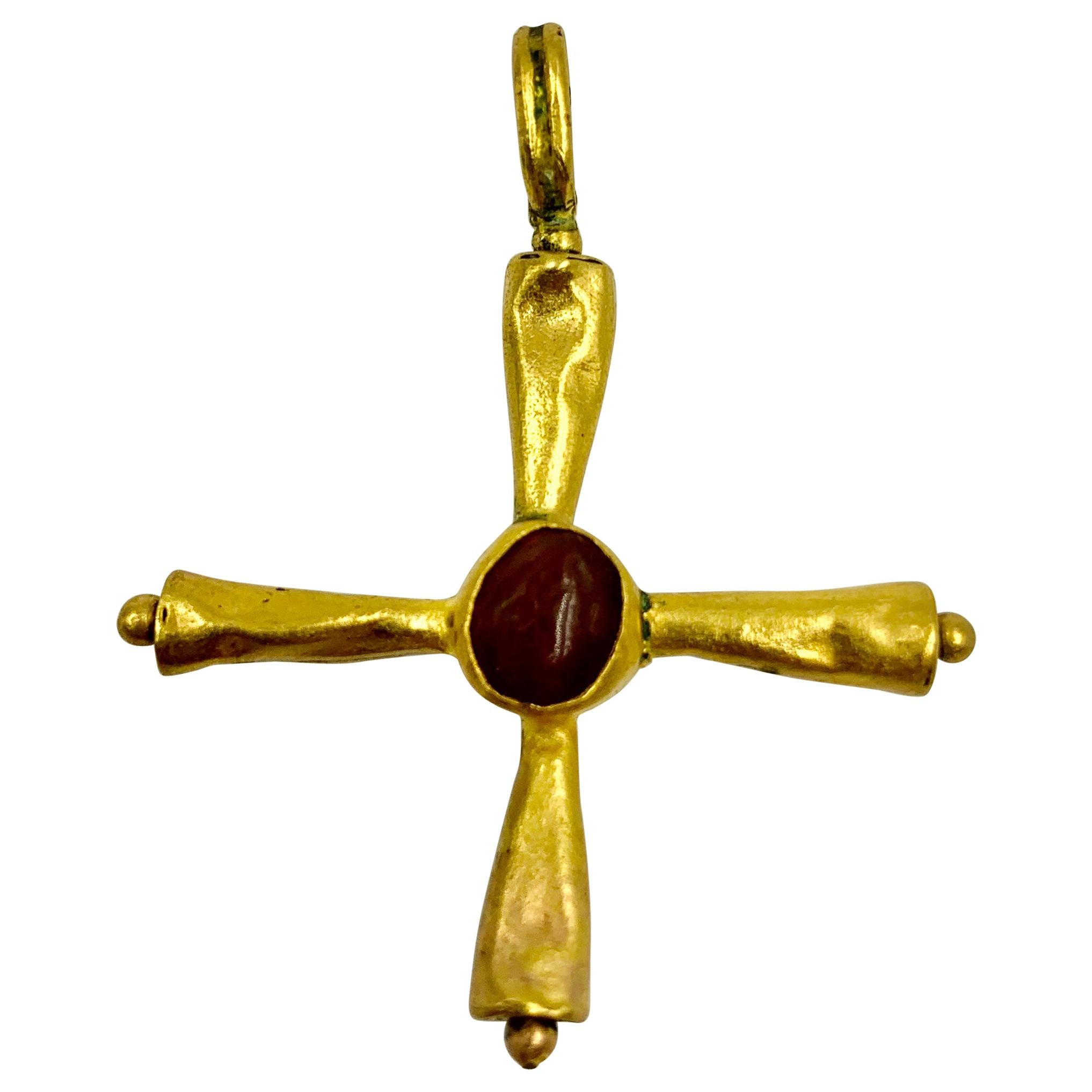 Byzantine Gold Medallion of the Cross of Saint Cuthbert, 6th-7th ...