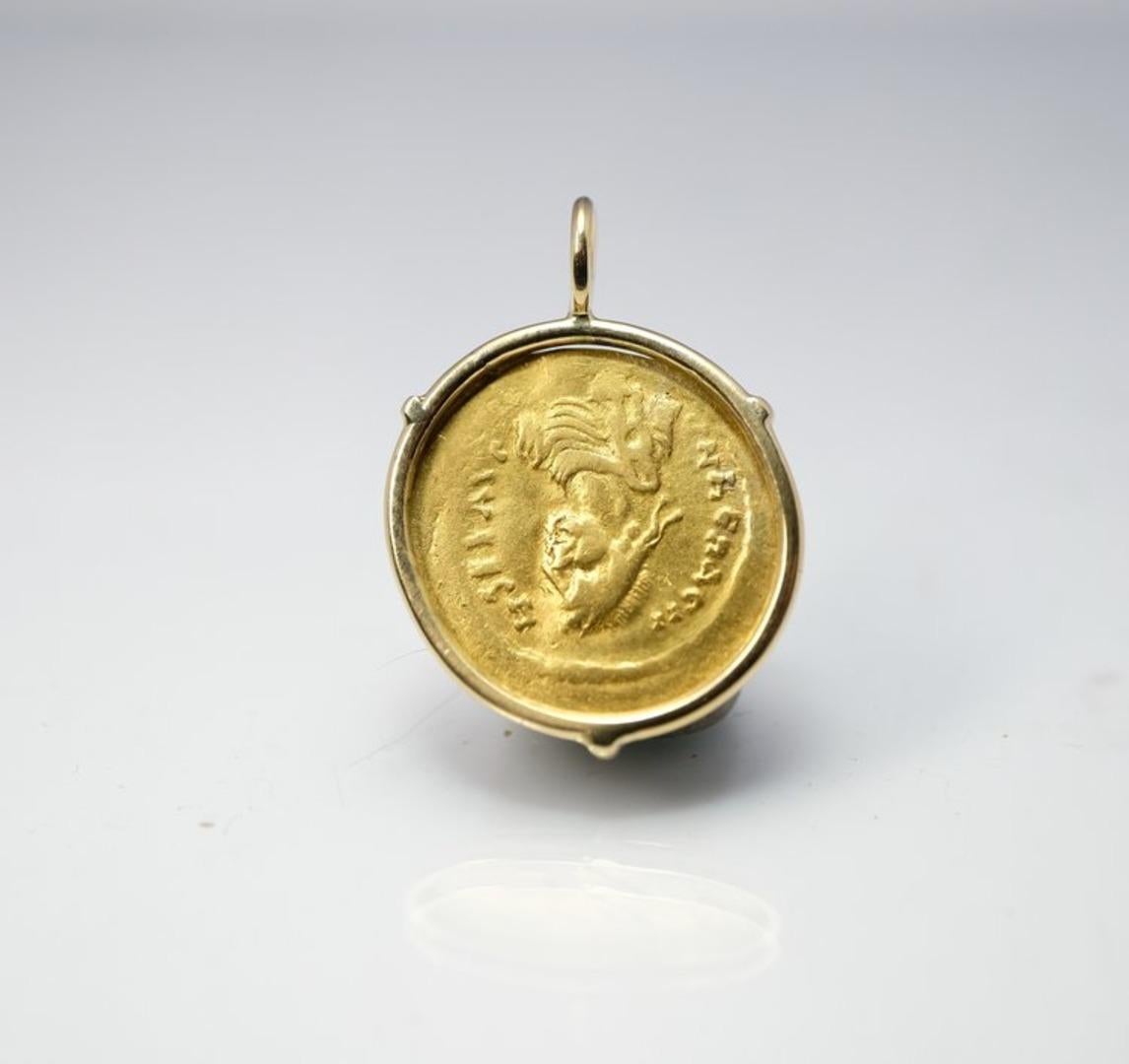 Byzantine Gold - Cross on Globe and Emperor struck 612 AD in ...