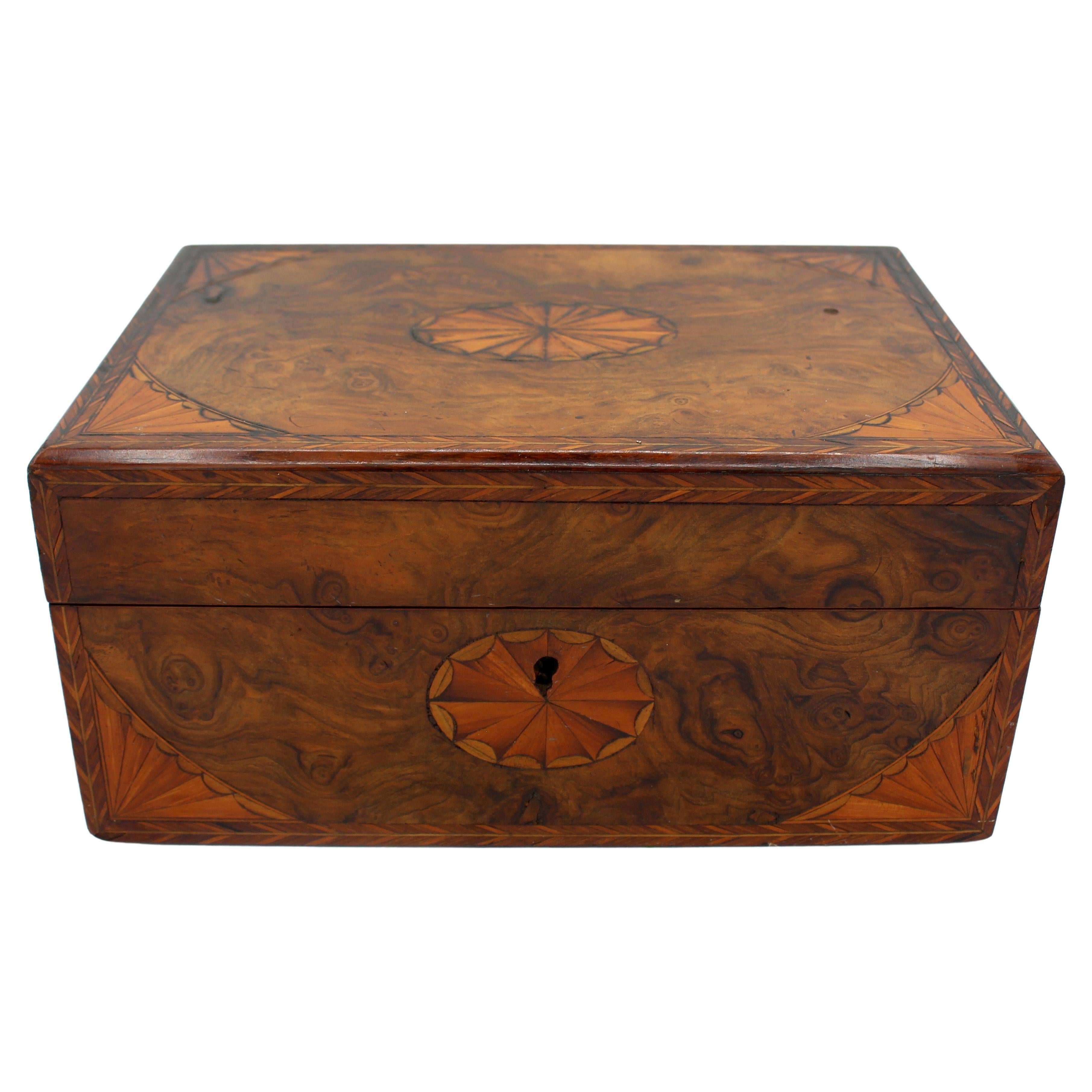 Burl Wood Box For Sale at 1stDibs