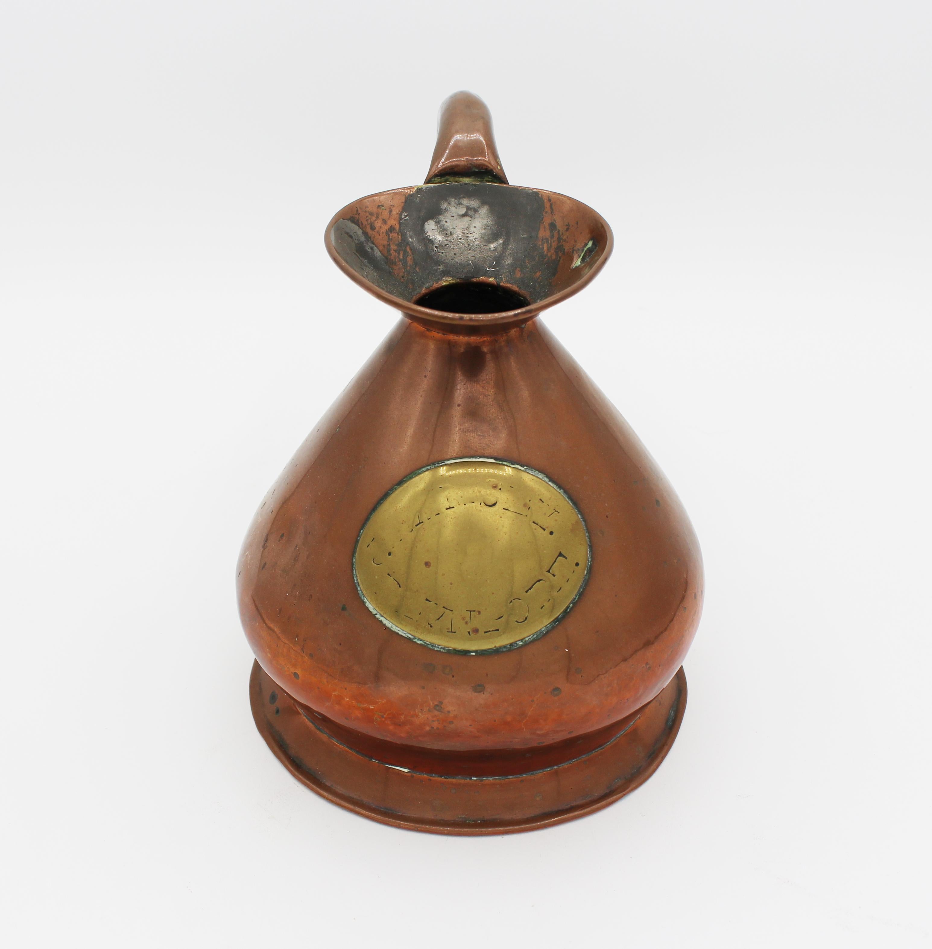 C. 1825 Copper English Haystack Measure at 1stDibs | english copper marks