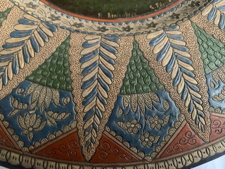 C. 1890 Thoune Swiss Plate by Louis Ritschard St.Beatenburg at 1stDibs