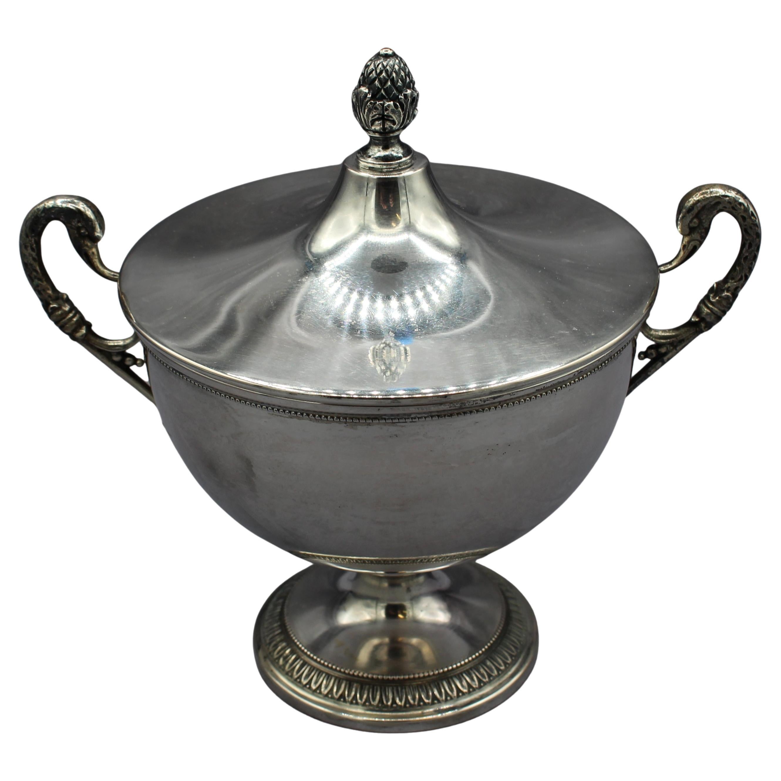 c. 1930 Italian Silver Covered Candy Dish by Romeo Mirocoli For Sale at ...