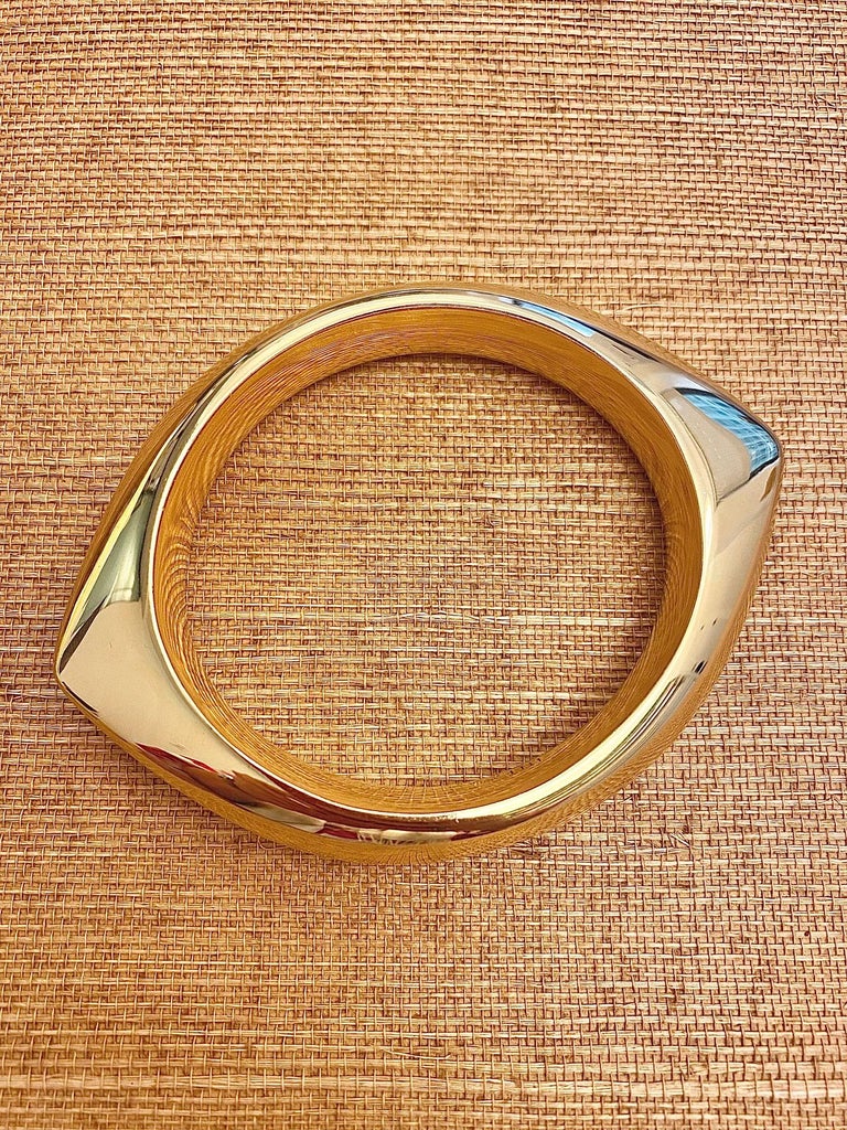 c. 1960 Nanna Ditzel " Ëye " Gold Bangle for Georg Jensen For Sale at ...