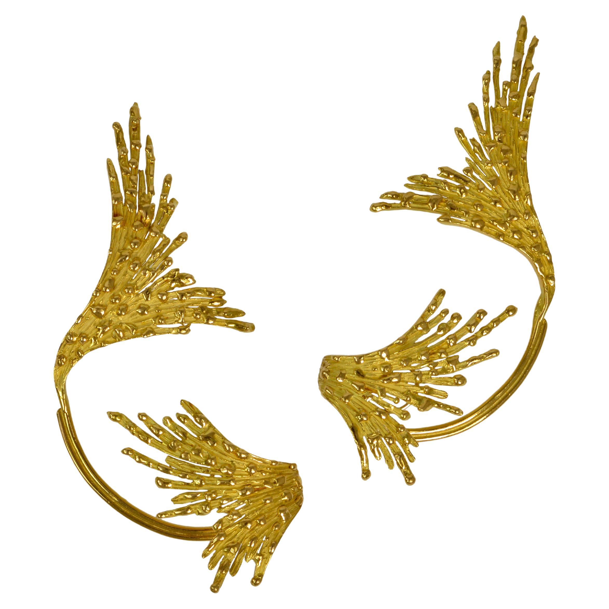 Chaumet Ruby Diamond Gold Earrings at 1stDibs