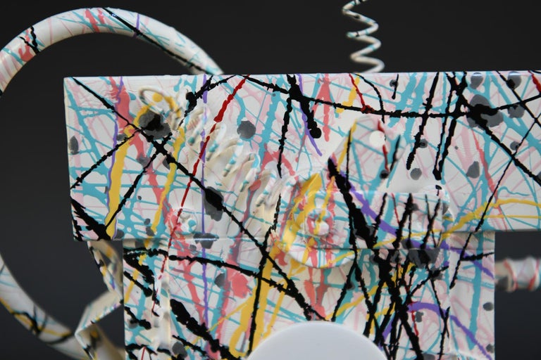 Postmodern Clock by Richard Birkett, circa 1989 For Sale at 1stDibs