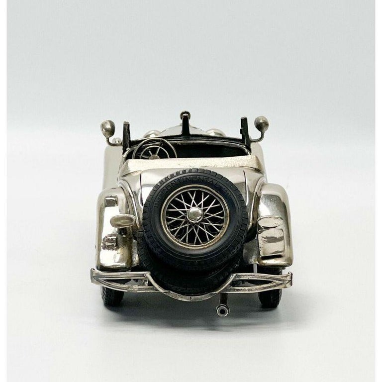 C. Bartolomei Italian Sterling Silver Model Car 1935 Mercedes-Benz 500k ...