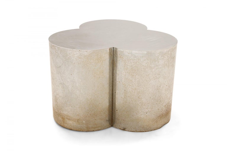 C. Jere American Mid-Century Clover Form Chrome Coffee Table For Sale ...