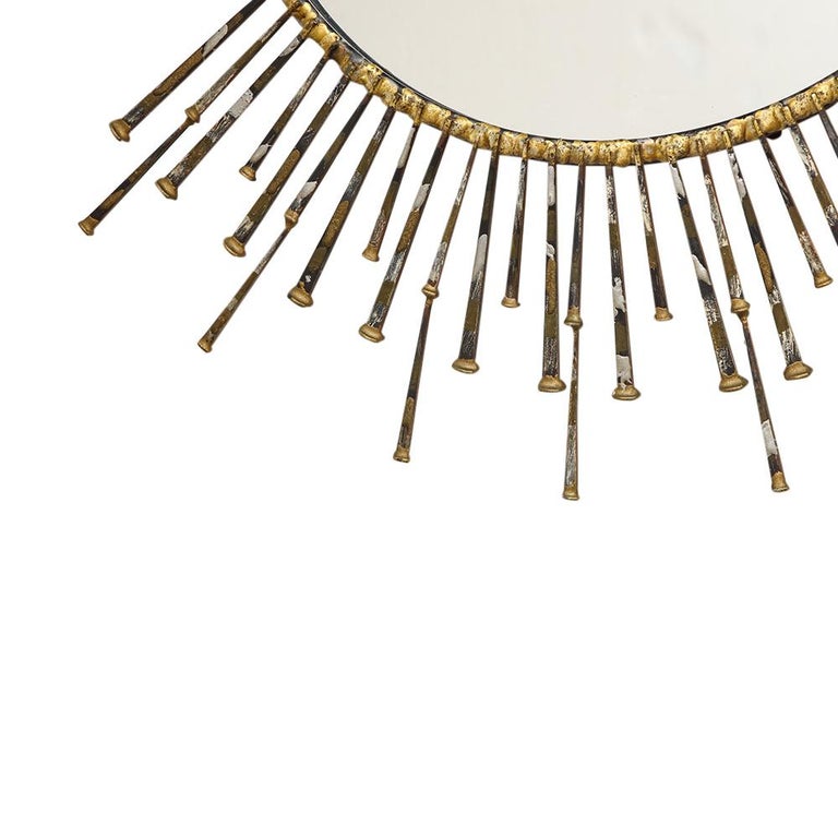C. Jere Mirror, Spikes Signed at 1stDibs