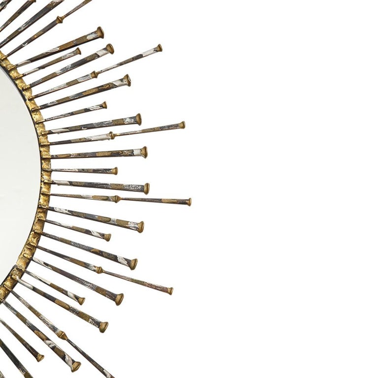 C. Jere Mirror, Spikes Signed at 1stDibs