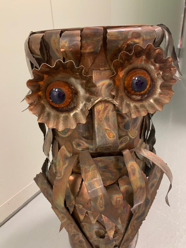 C. Jere Style Brutalist Umbrella Stand For Sale at 1stDibs