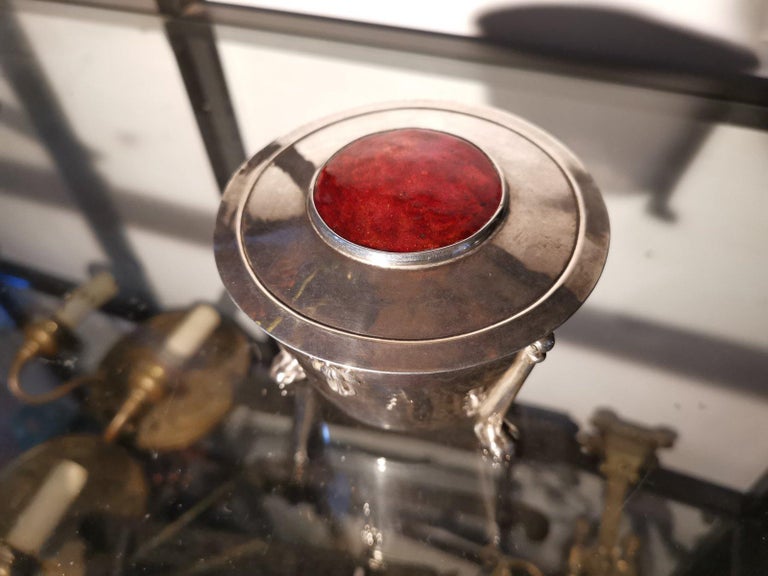 Edith Dawson. An Arts and Crafts Silver Pot with Floral Details and A ...