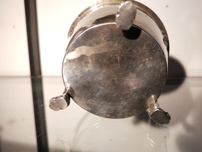 Edith Dawson. An Arts and Crafts Silver Pot with Floral Details and A ...