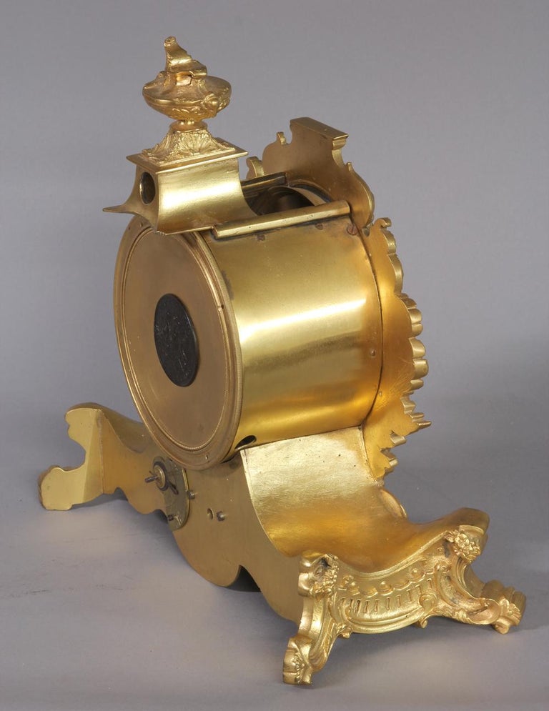 c.1840 English Ormolu Night Clock by John Pace For Sale at 1stDibs