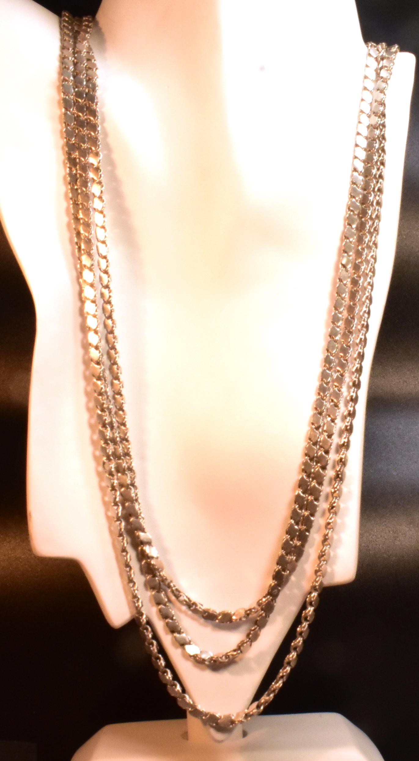 Sterling Silver Watch Chain, circa 1880 For Sale at 1stDibs | cadena ...
