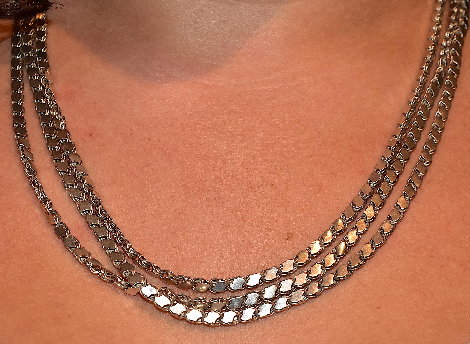 Sterling Silver Watch Chain, circa 1880 For Sale at 1stDibs | cadena ...