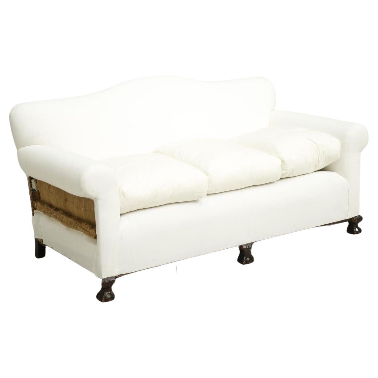 Large Jacobean English Style Sofa in Walnut, circa 1900 at 1stDibs