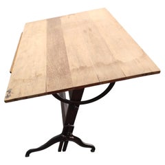 Large Antique Dietzgen Wood and Cast Iron Drafting Table, circa 1930 ...