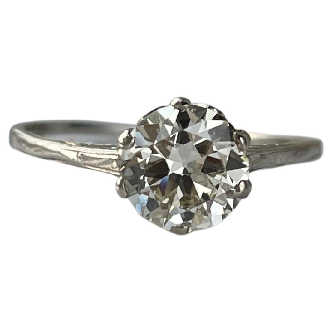 Celebration Diamond Engagement Ring Princess 0.97 CTS H SI1 18 Karat ...