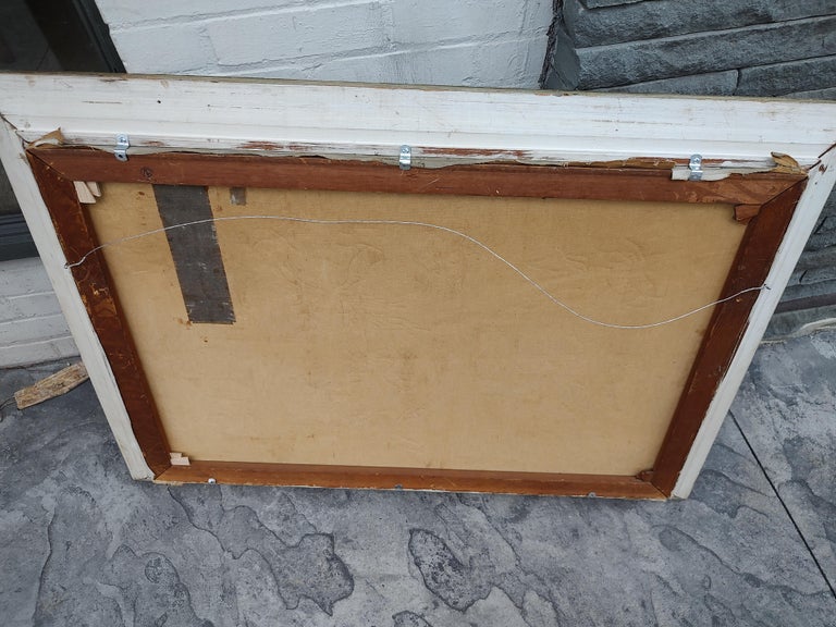 C 1945, French Impressionist Oil on Canvas Painting by John Baker Smith at 1stDibs