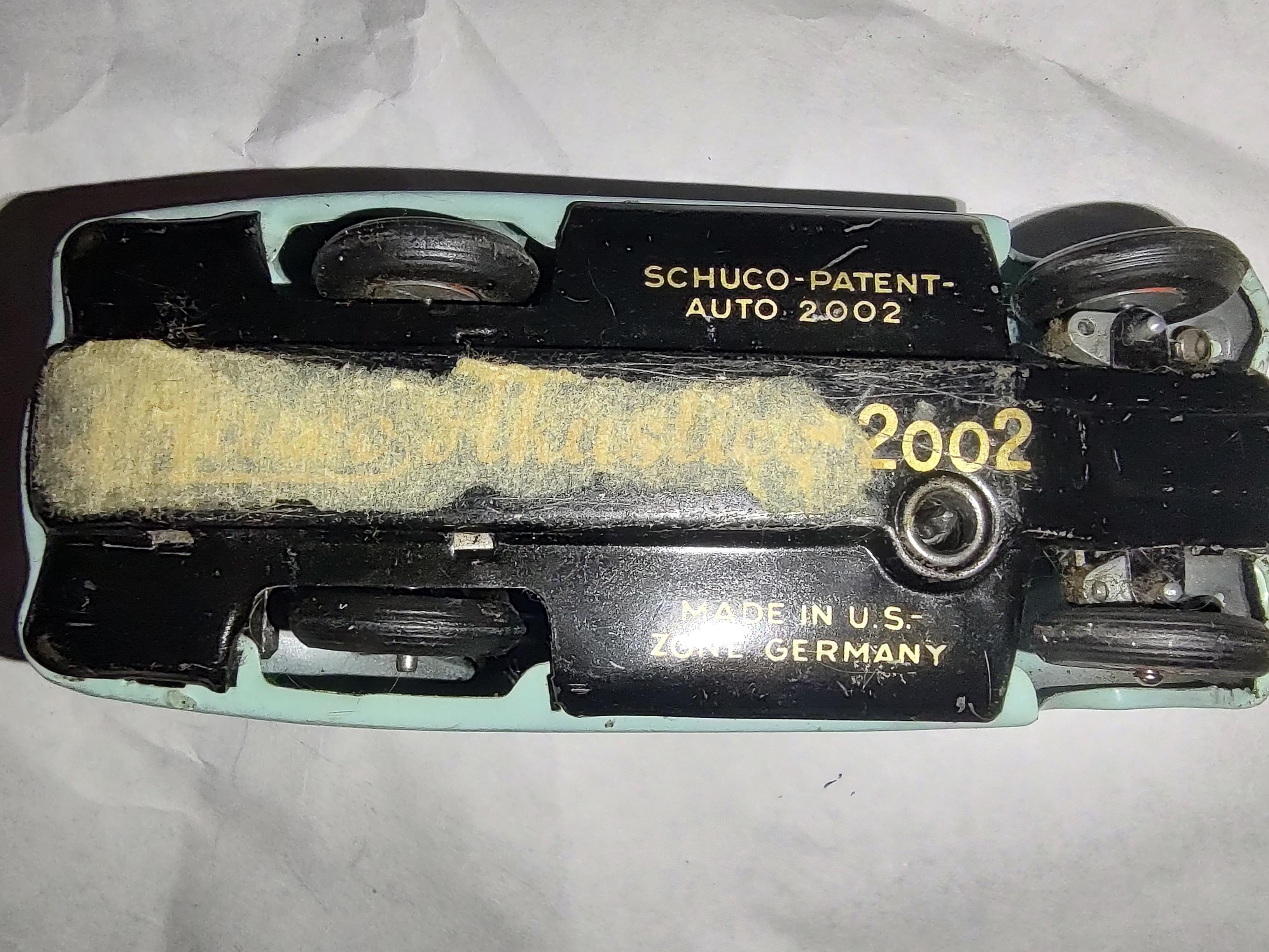 C1950 Schuco Model # 2002 Jaguar Type Sports Car with Horn That Works ...